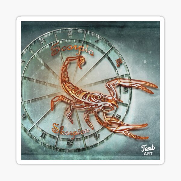 "Scorpio " Sticker for Sale by Rsanchez1245 | Redbubble