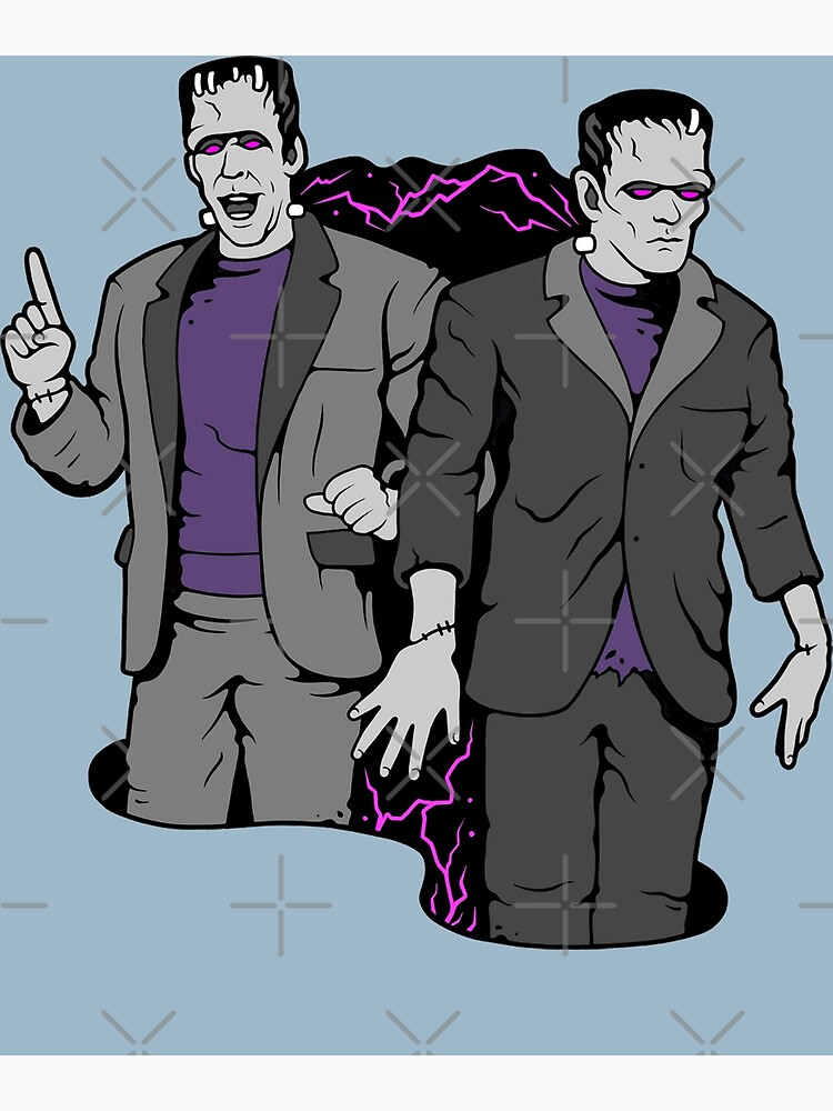 "Hideous Person Terrifying Herman Munster Frankenstein Graphic For Fans ...