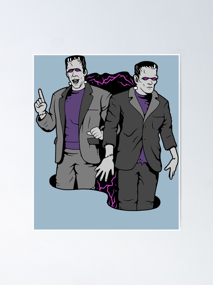 "Hideous Person Terrifying Herman Munster Frankenstein Graphic For Fans ...