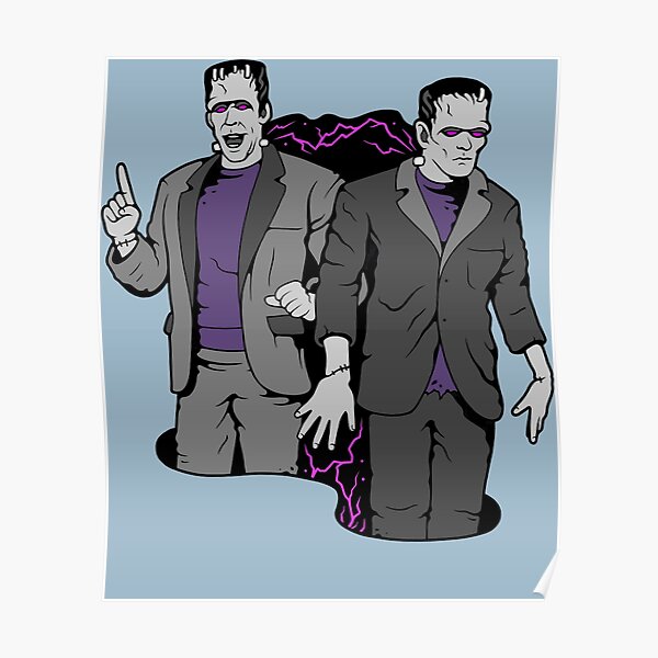 "Hideous Person Terrifying Herman Munster Frankenstein Graphic For Fans ...
