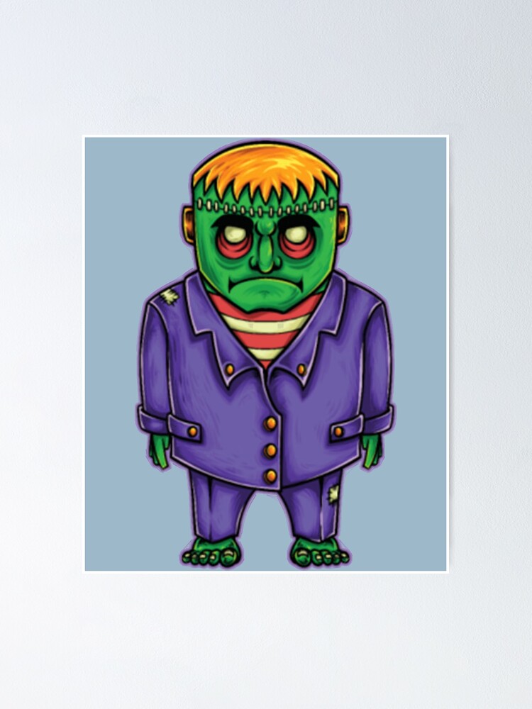 "Hideous Person Terrifying Horror Halloween Frankenstein Monster Creepy ...