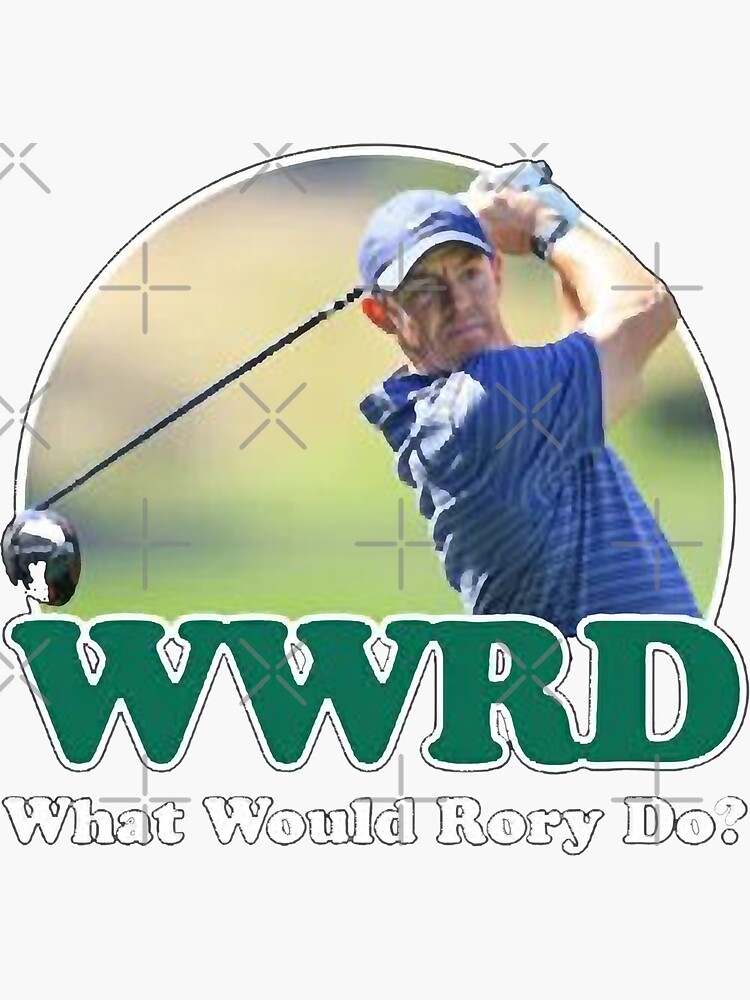 "Rock Copy of Rory McIlroy" Sticker for Sale by ConnyWiesner | Redbubble