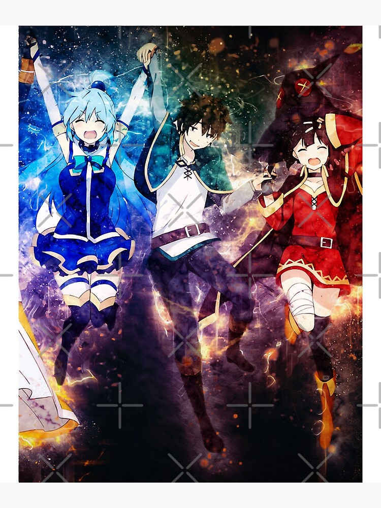 Impression photo « Cadeau pour homme Sato Anime Chibi Kazuma génial ...