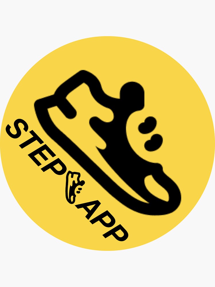 "Step App Logo" Sticker for Sale by NOMINOKA | Redbubble