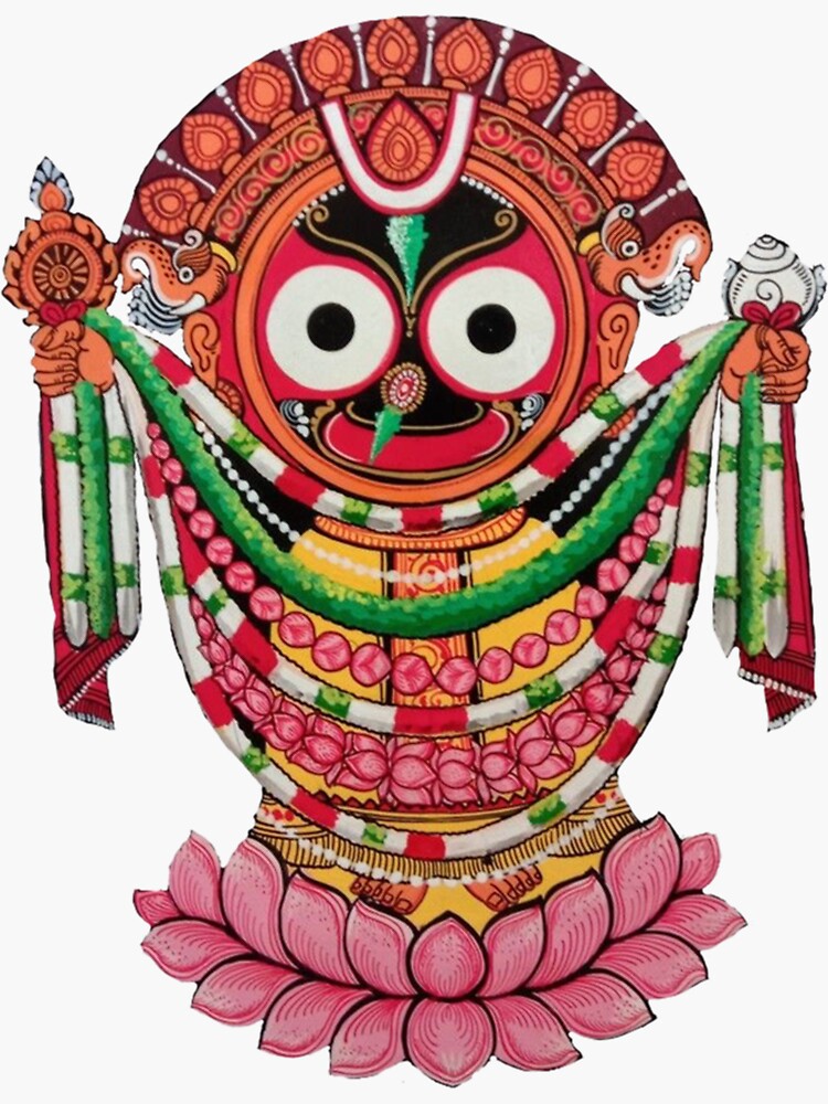 "Jai Jagannath Jagannath phonecase " Sticker for Sale by JonathanTshirt ...