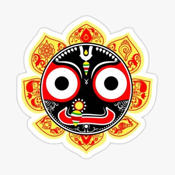 "Jagannath the lord of universe in Hinduism. Treditional art style of ...