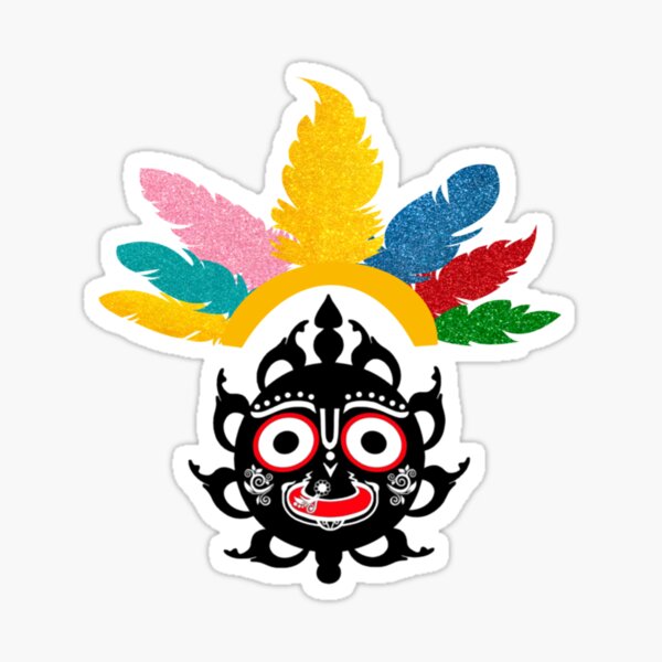 "Jagannath " Sticker for Sale by JonathanTshirt | Redbubble