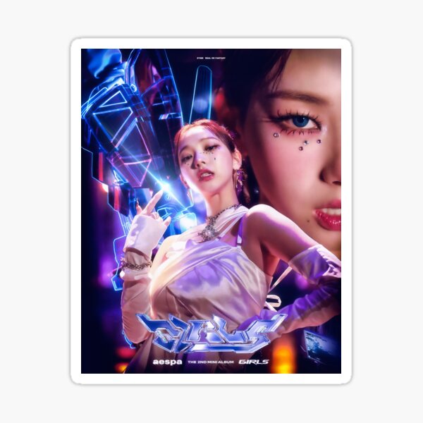 "AESPA GIRLS - KARINA" Sticker for Sale by Kpop-IN-and-OUT | Redbubble