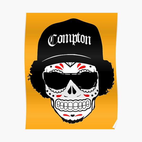 "compton" Poster for Sale by raymondhicks | Redbubble