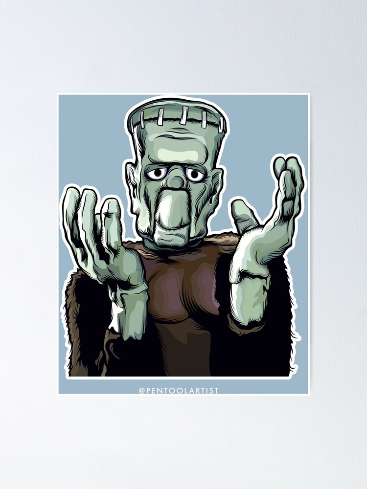 "Hideous Person Terrifying Mad Monster Frankie Classic Music Fans ...