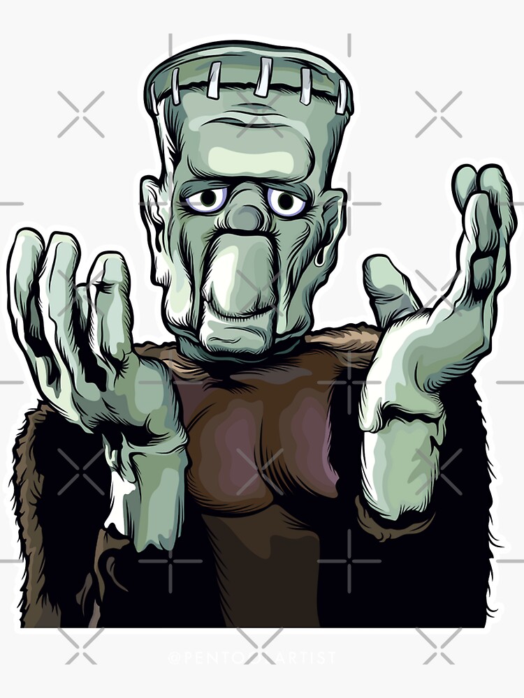 "Hideous Person Terrifying Mad Monster Frankie Classic Music Fans ...