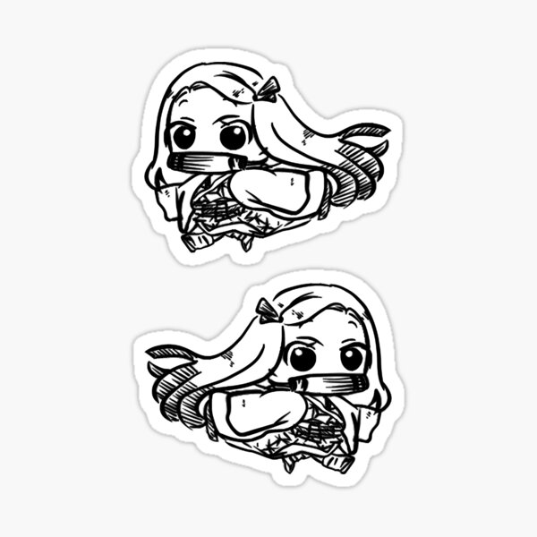 "demon slayer kimetsu no yaiba anime nezuko kamado chibi cute kawaii ...