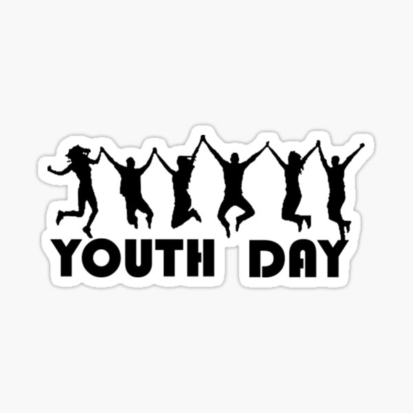 "Youth Day Gift T-Shirtinternational youth day" Sticker for Sale by ...