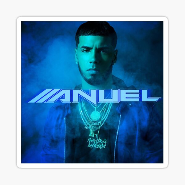"anuel aa real hasta la muerte" Sticker for Sale by JoelWilson12 ...