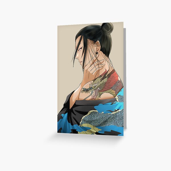 "Geto Suguru Dragon Tattoo" Greeting Card for Sale by KarinMauriz ...