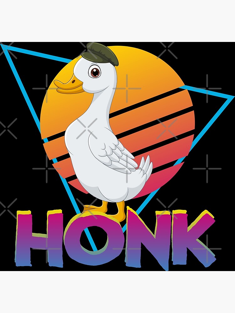 "Honk Retro - Funny Meme" Poster for Sale by Bluemaskes | Redbubble