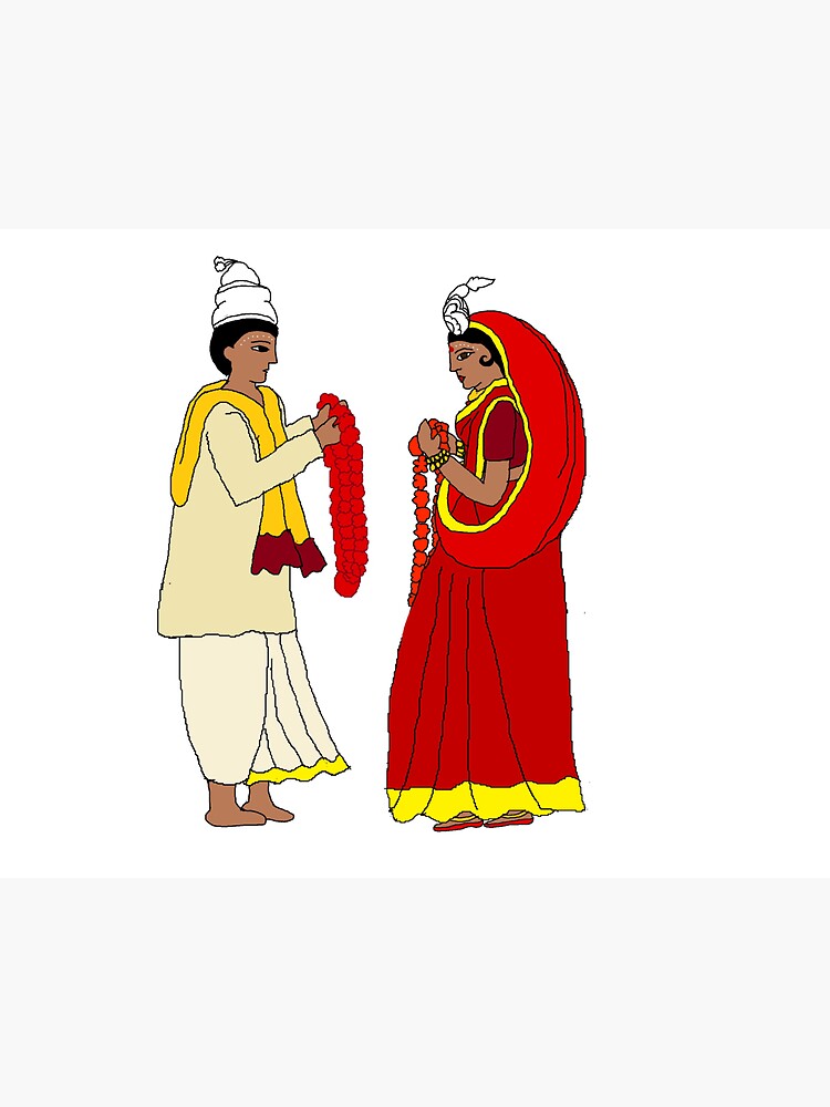 "Bengali Bride 8" Sticker for Sale by sharmishthabosu | Redbubble