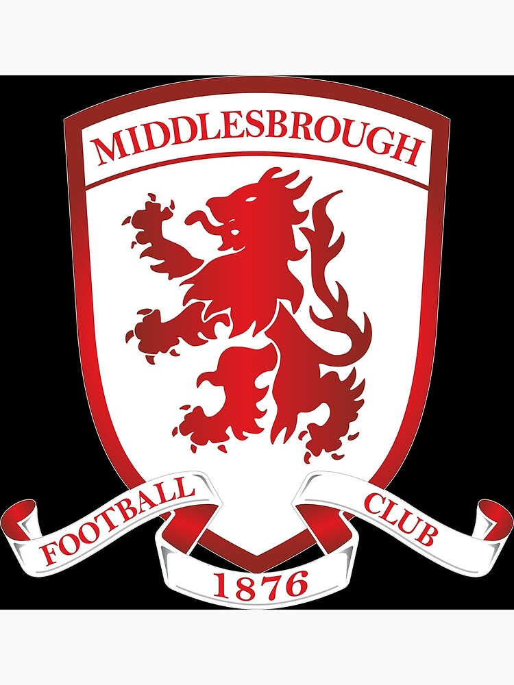 "Middlesborough-logo" Poster for Sale by beforeyougoin | Redbubble