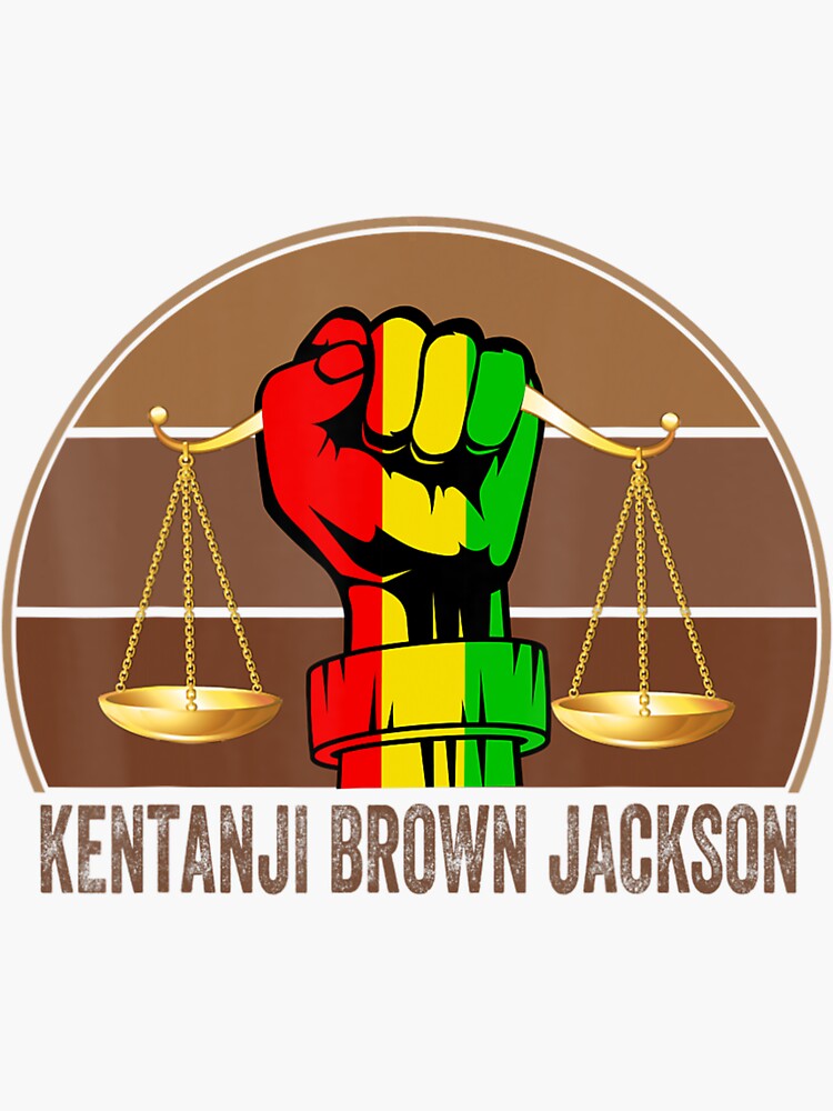 "Judge Ketanji Vintage Brown Jackson" Sticker for Sale by bangsoft | Redbubble