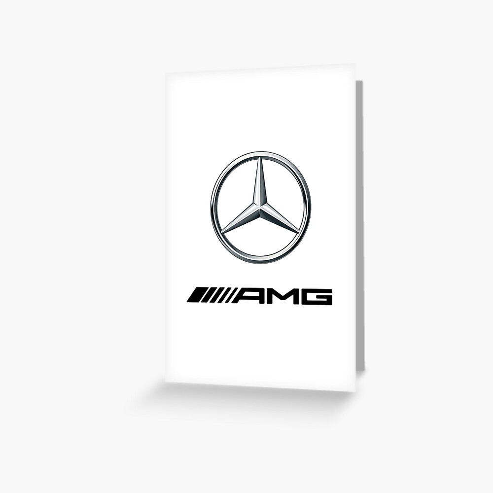 "logo mercedes amg" Greeting Card for Sale by LauraHaliburton | Redbubble