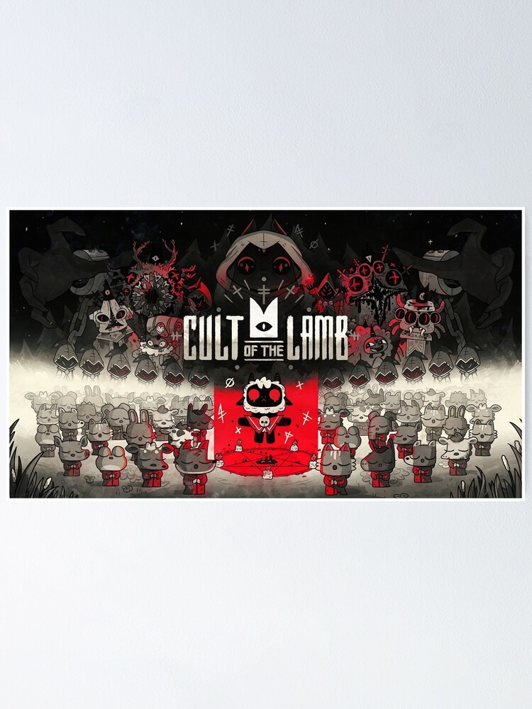 "Cult of the Lamb" Poster for Sale by Saikishop | Redbubble