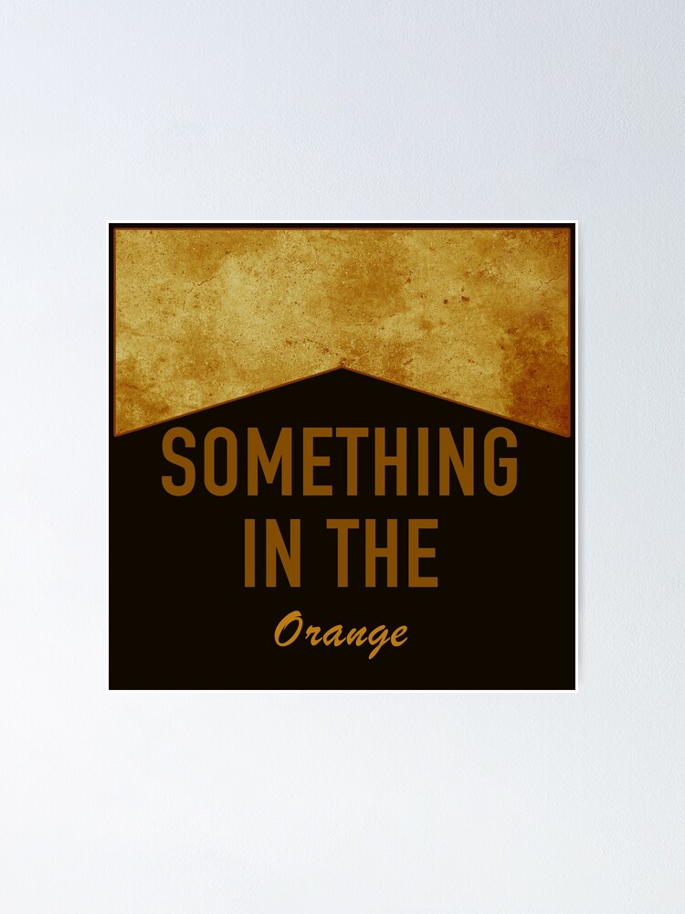 "zach bryan something in the orange" Poster for Sale by Anuradha84 | Redbubble