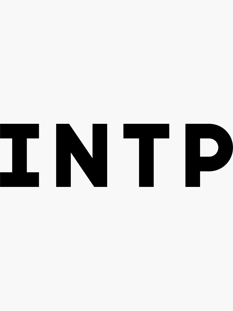 "MBTI - INTP" Sticker for Sale by Astells-Shop | Redbubble