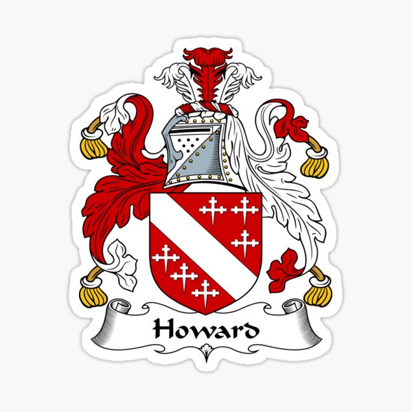 "Howard " Sticker for Sale by HaroldHeraldry | Redbubble