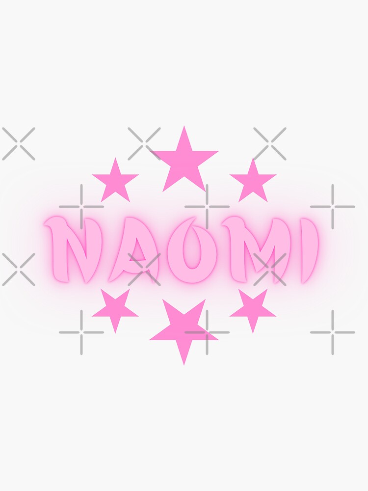 "Lovely Girl Named Naomi" Sticker for Sale by PatternsUp | Redbubble