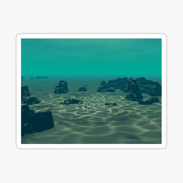 "Atlantis" Sticker for Sale by perkinsdesigns | Redbubble
