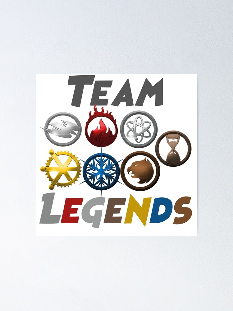 "Team Legends-Legends of Tomorrow" Poster by sarahxxdll | Redbubble