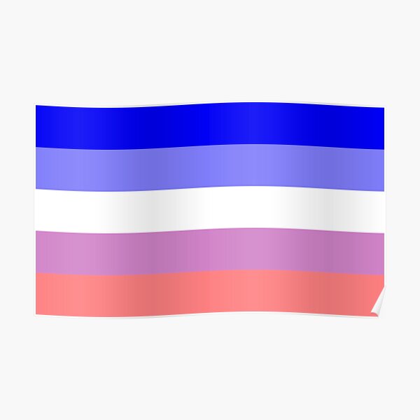 "AFAB Trans Pride Flag" Poster by porcupride | Redbubble