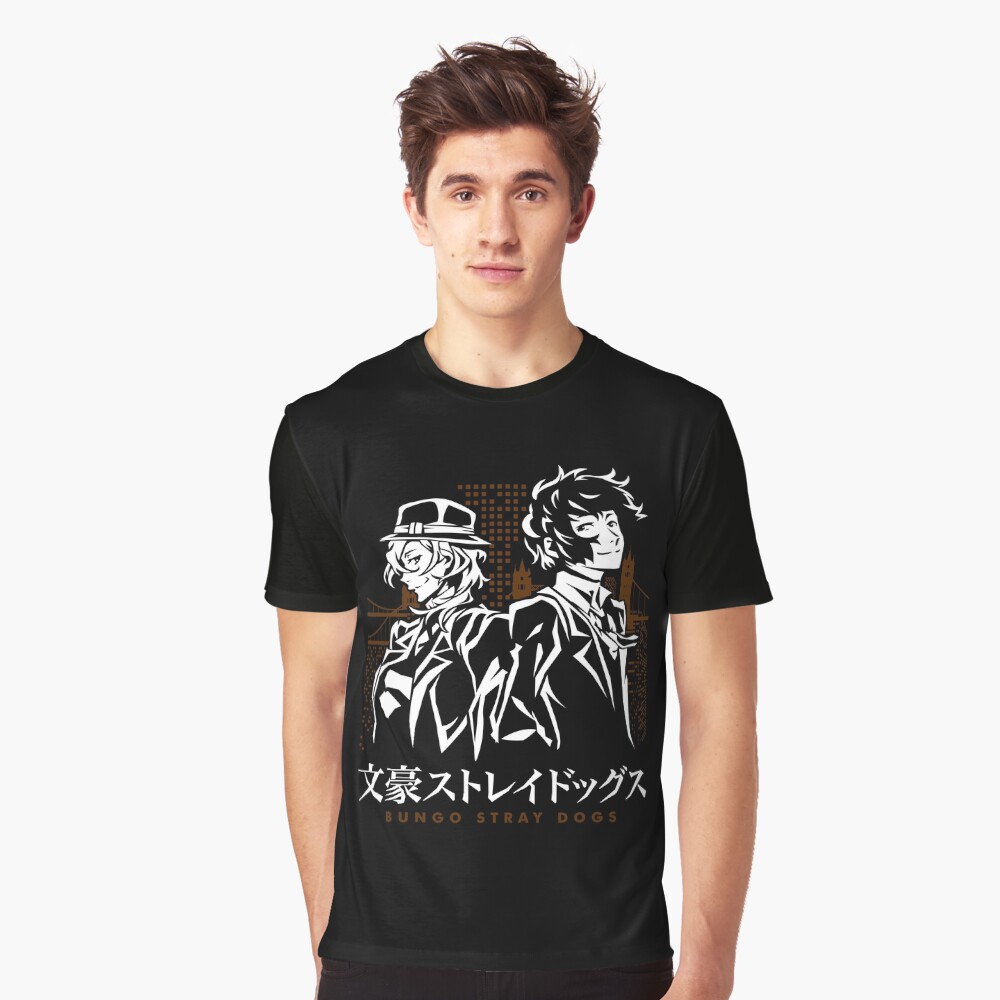 "BSD Bungo Stray Dogs - Chuuya and Dazai" T-shirt for Sale by ...