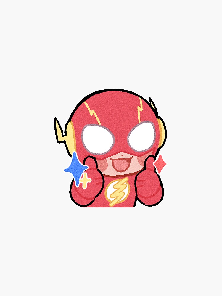 "flash sticker" Sticker for Sale by firepotato | Redbubble