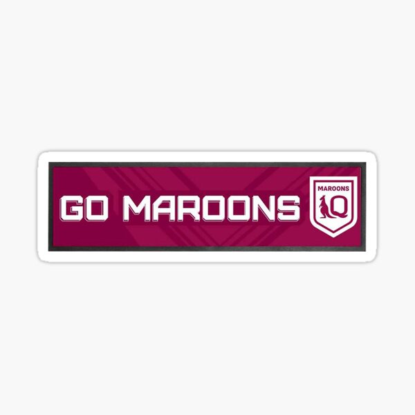 "go maroon" Sticker for Sale by rneri46 | Redbubble