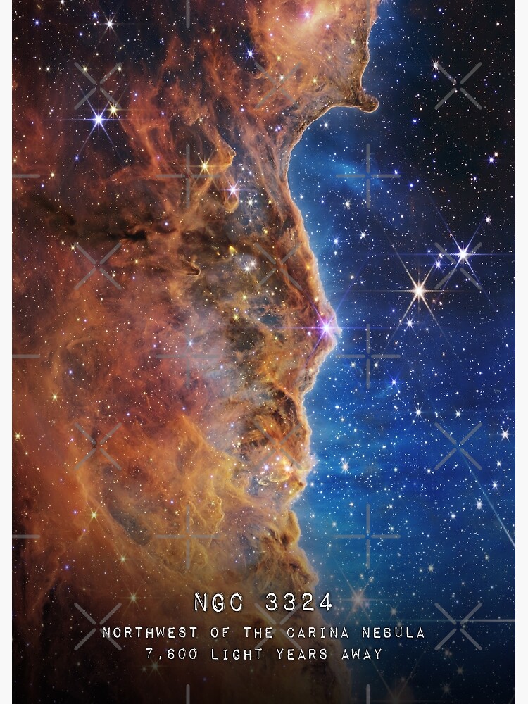 "NGC 3324 from James Webb Space Telescope" Photographic Print for Sale ...