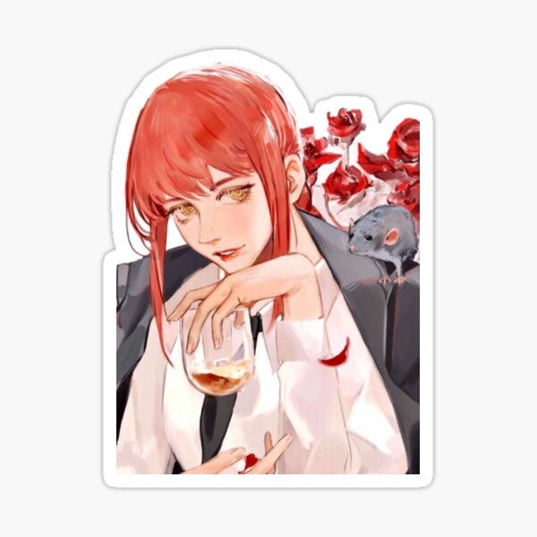 "Makima" Sticker for Sale by THESTONEART | Redbubble