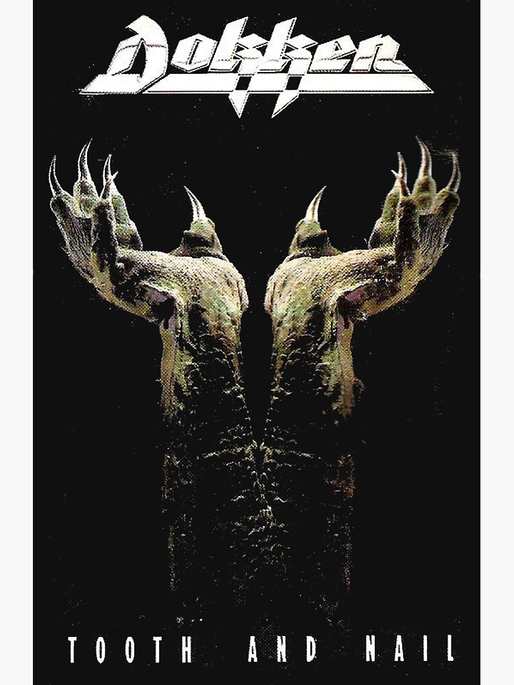 "ghjk>>>dokken" Poster for Sale by petersonandr | Redbubble