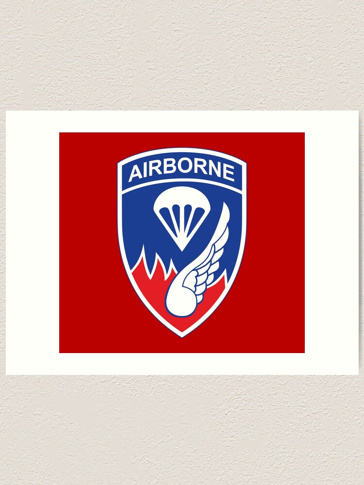 "187th Airborne Infantry Regiment - 101st Airborne Division" Art Print ...