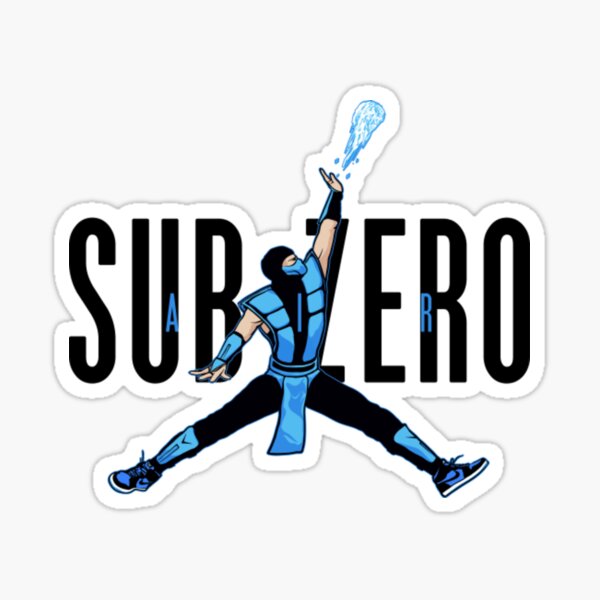 "Mortal Kombat Air Sub-Zero" Sticker for Sale by HeatherRiveraa | Redbubble