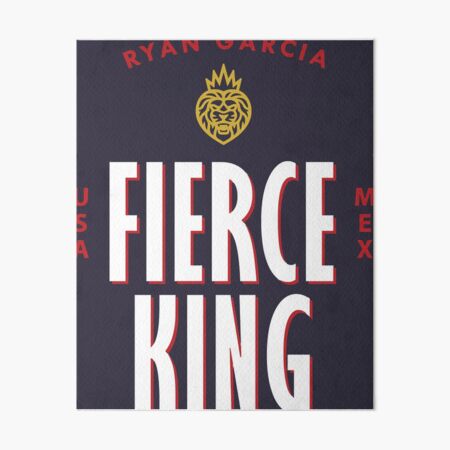 "Music Vintage Kingry Ryan Garcia Fierce King Kingry USA Mexico" Art ...