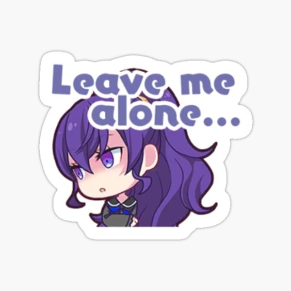 "Mafuyu Leave Me Alone Project Sekai" Sticker for Sale by ajglas ...