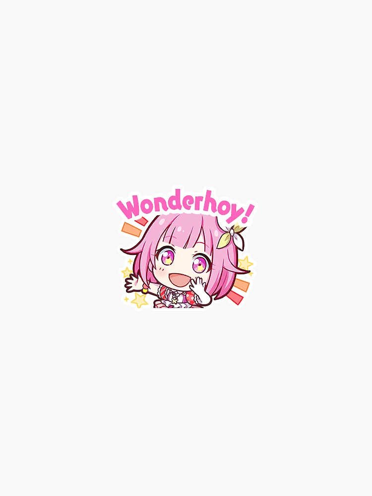 "Wonderhoy Project Sekai" Sticker for Sale by ajglas | Redbubble