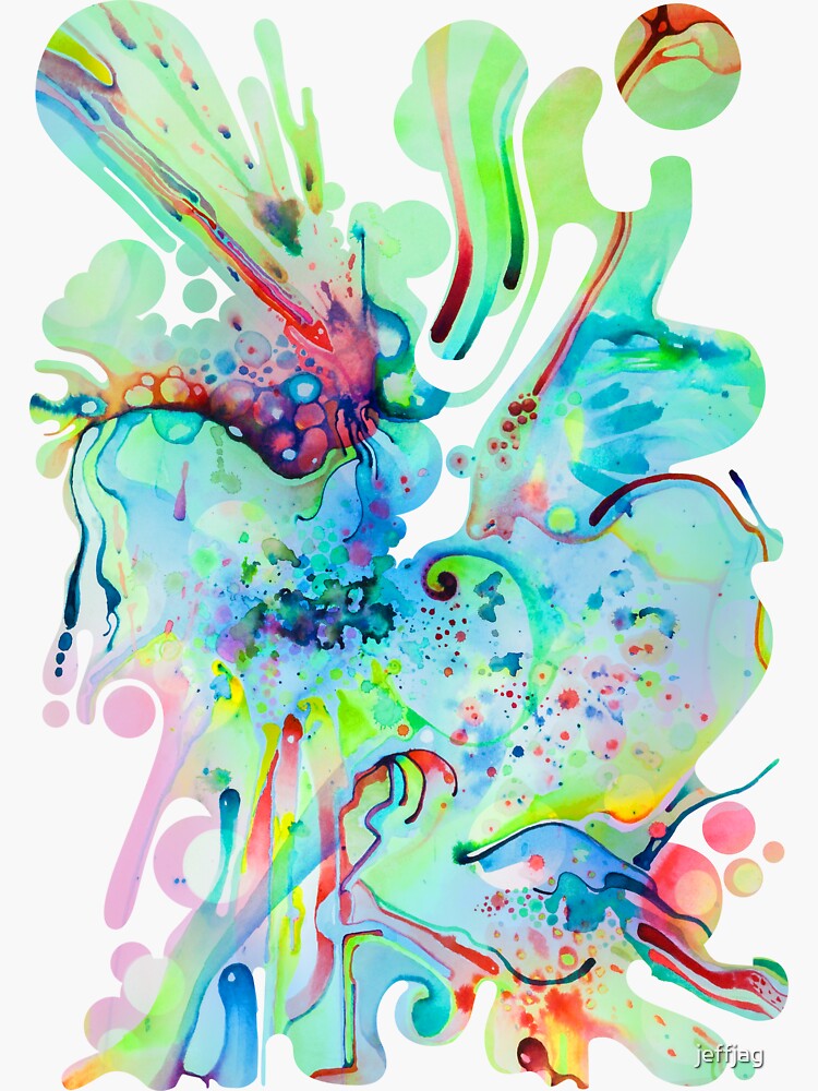 "El Camino Acids - Watercolor Painting" Sticker for Sale by jeffjag ...