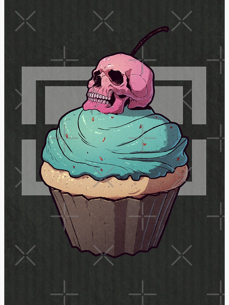Schedel Cupcake Tekeningen