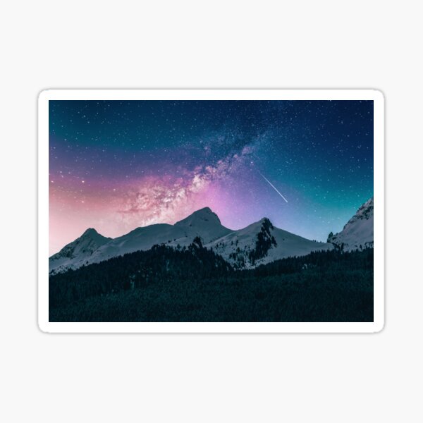 "Night sky" Sticker for Sale by Zarkoni | Redbubble