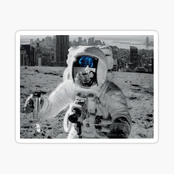 "Spaceman" Sticker for Sale by Normal-Clothes | Redbubble