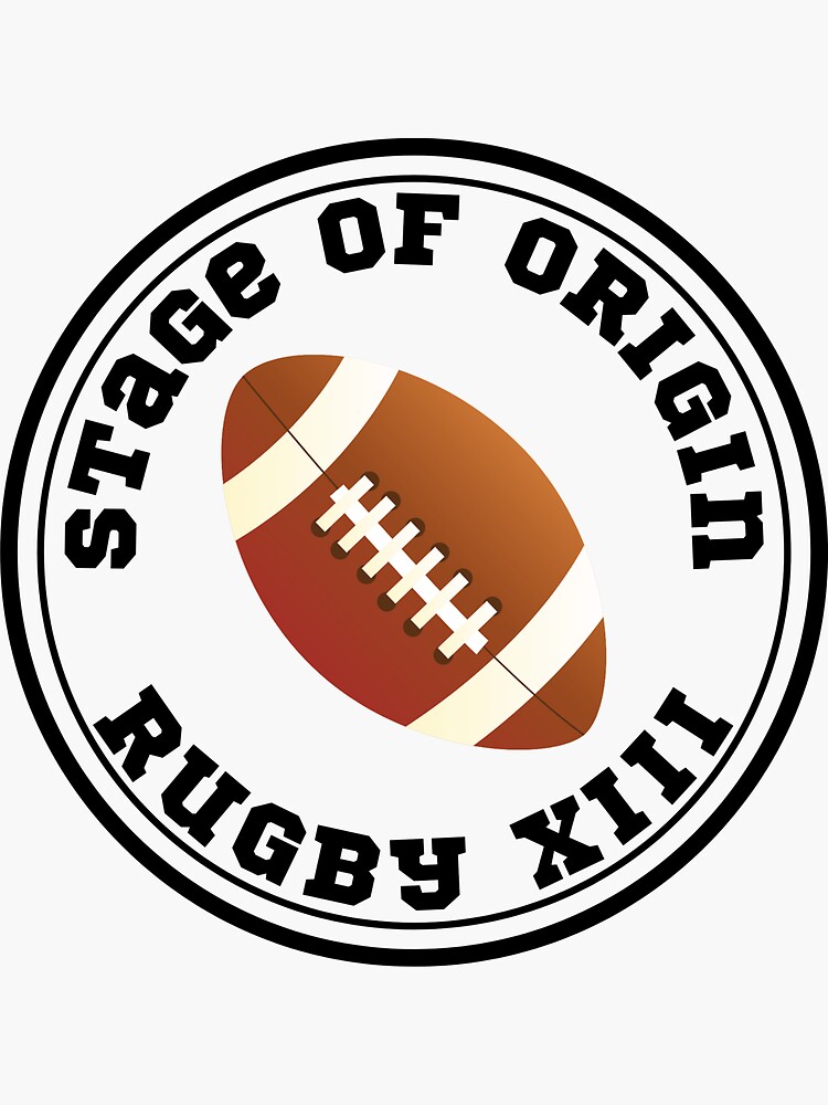 "State of Origin" Sticker for Sale by Meezy-MoGo | Redbubble
