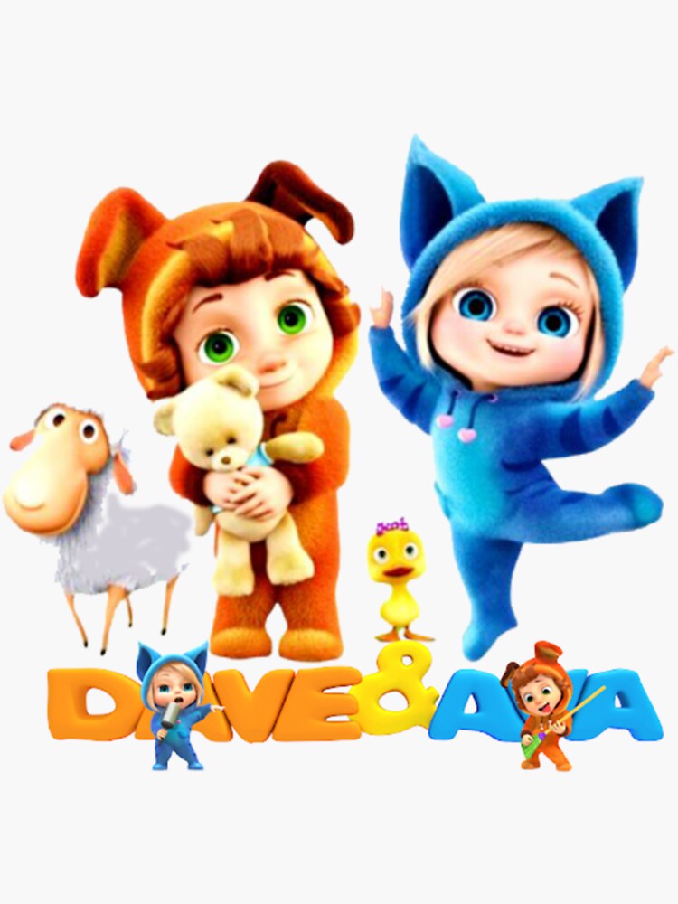 " dave and ava" Sticker for Sale by Jeux-Video | Redbubble