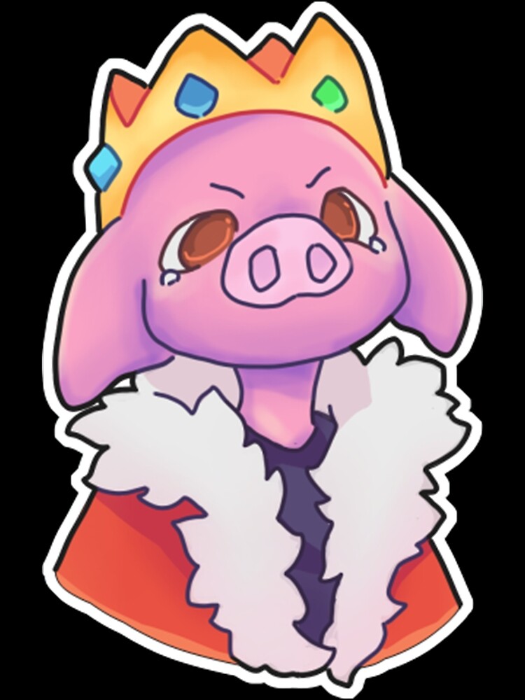 "Technoblade King Pig" Art Print for Sale by Joanna-Asia | Redbubble